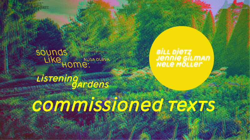Sounds Like Home: Listening Gardens Commissioned Texts - Compass Live ...